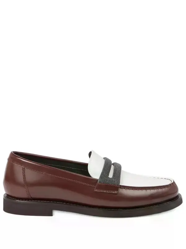 Brunello Cucinelli Leather Loafers