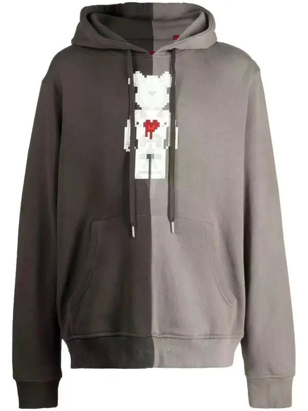 MOSTLY HEARD RARELY SEEN 8-BIT Bear-print Cotton Hoodie