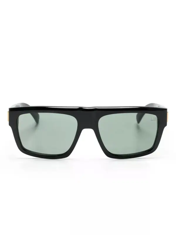 Dunhill Rectangle-frame Tinted Sunglasses - Black