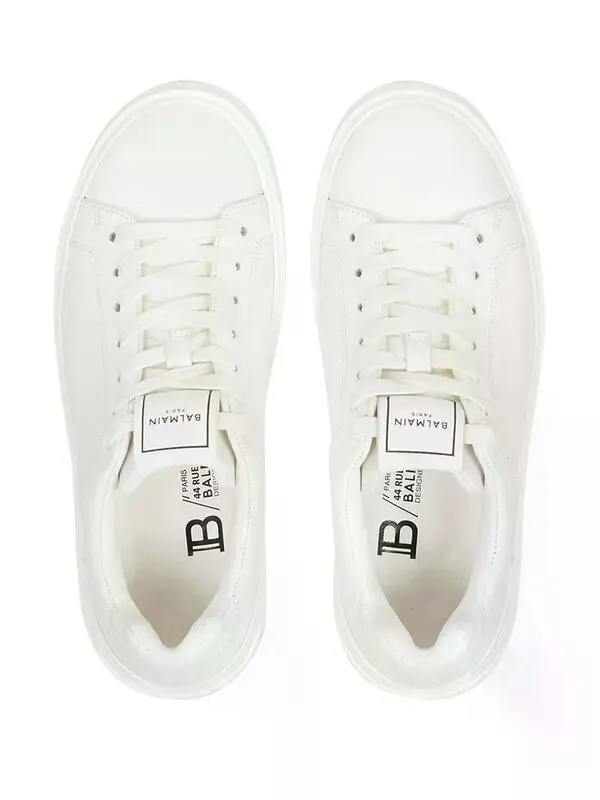 Balmain B-court Low-top Sneakers - White