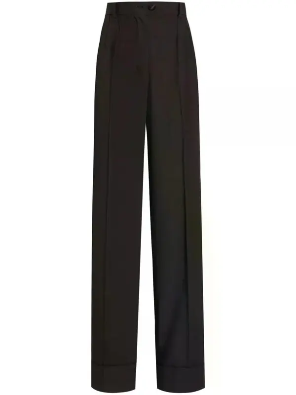 Dolce & Gabbana High-waisted Wide-leg Tailored Trousers