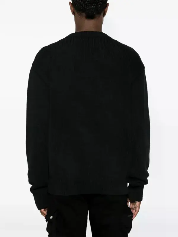 Off-White Intarsia-knit Logo Jumper