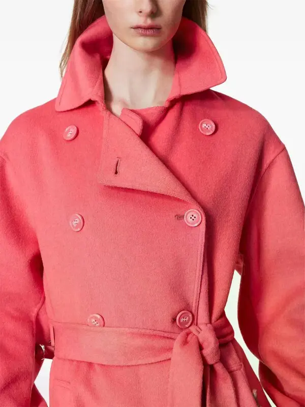TWINSET Double-breasted Coat - Pink