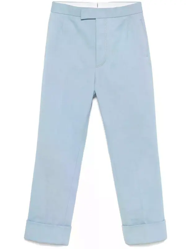 Thom Browne Adjustable-strap Trousers - Blue