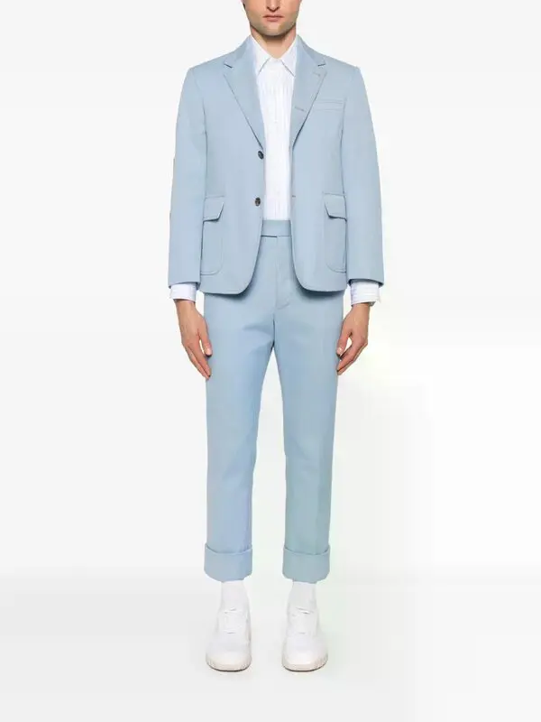 Thom Browne Adjustable-strap Trousers - Blue
