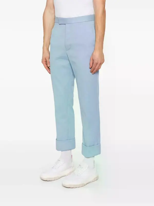 Thom Browne Adjustable-strap Trousers - Blue