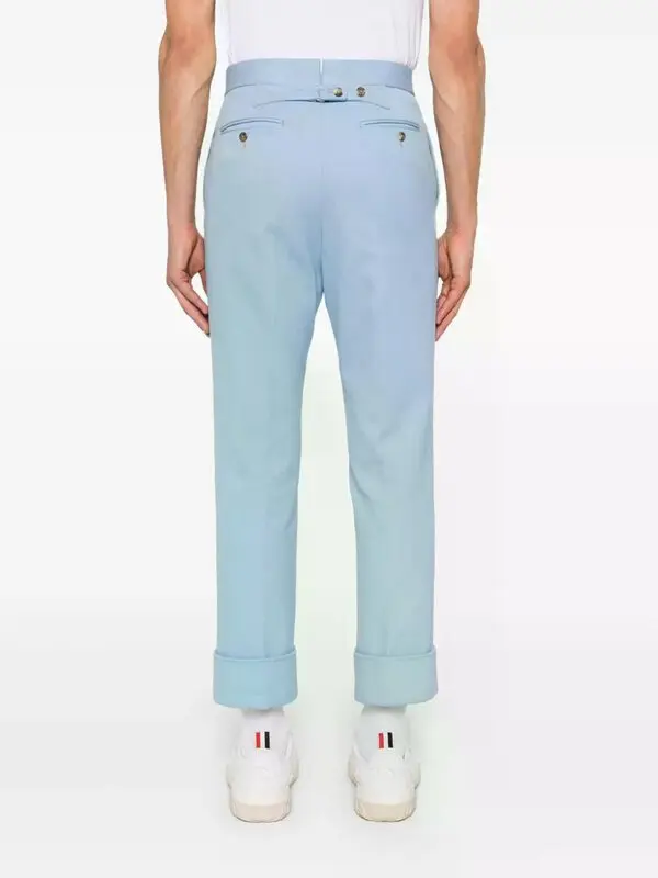 Thom Browne Adjustable-strap Trousers - Blue