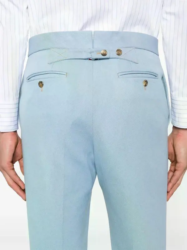 Thom Browne Adjustable-strap Trousers - Blue