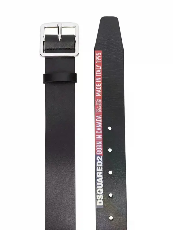 Dsquared2 Logo-print Leather Belt