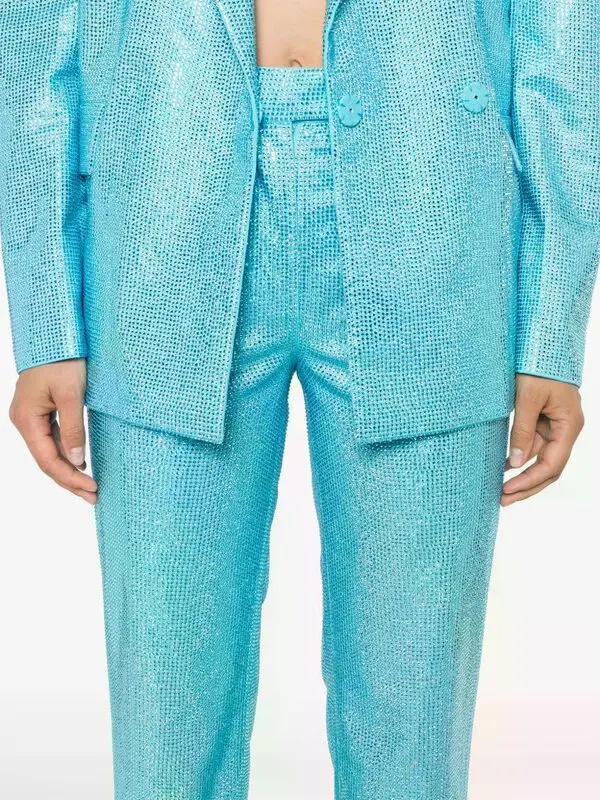 Giuseppe Di Morabito Rhinestone Embellished Straight Leg Trousers
