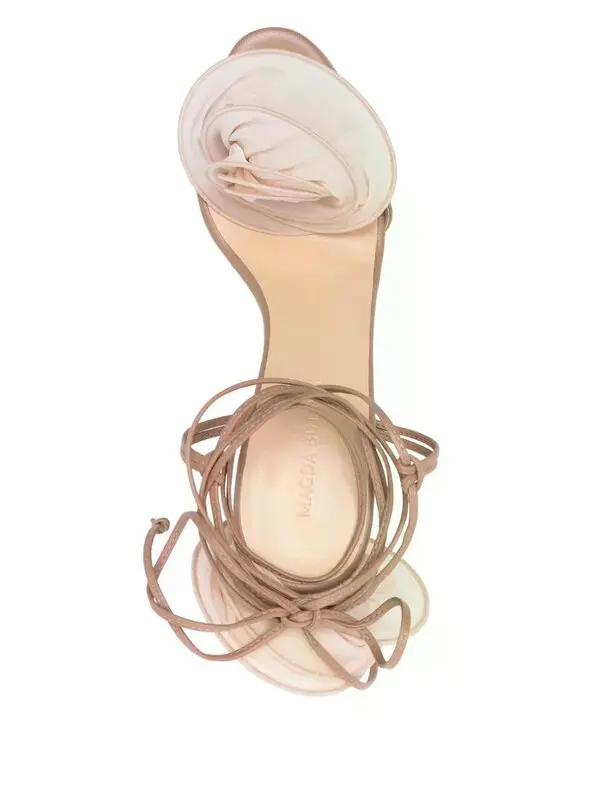 Magda Butrym 90mm Floral-appliqué Sandals
