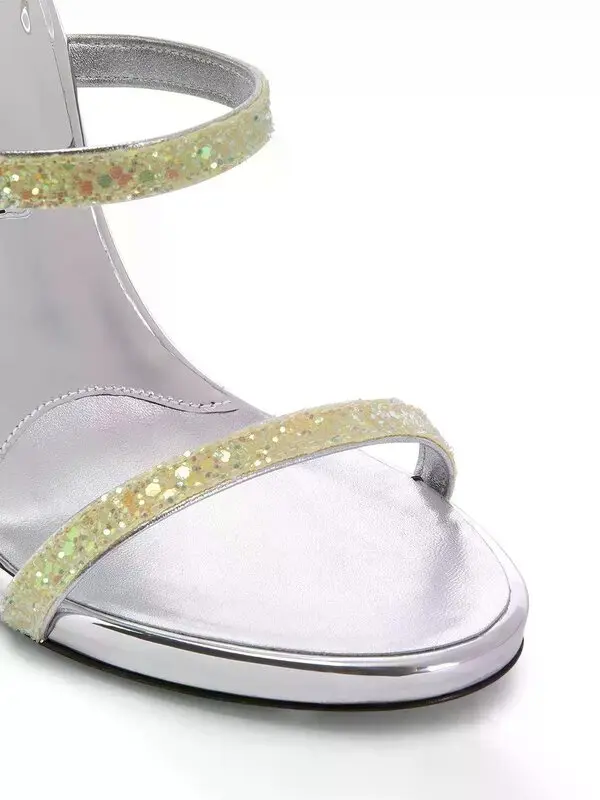 GIUSEPPE ZANOTTI Harmony Glitter Strappy Sandals