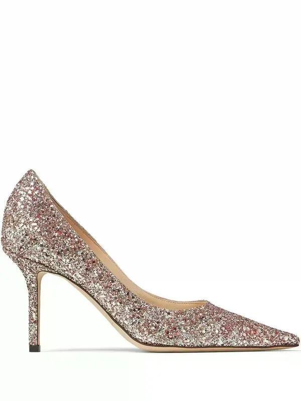 JIMMY CHOO Love 85mm Glitter Pumps