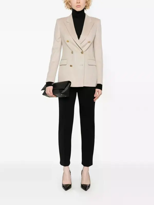 Tagliatore Double-breasted Cashmere Blazer - Neutrals