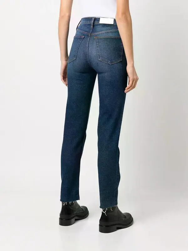 RE/DONE Stove Pipe High-rise Jeans