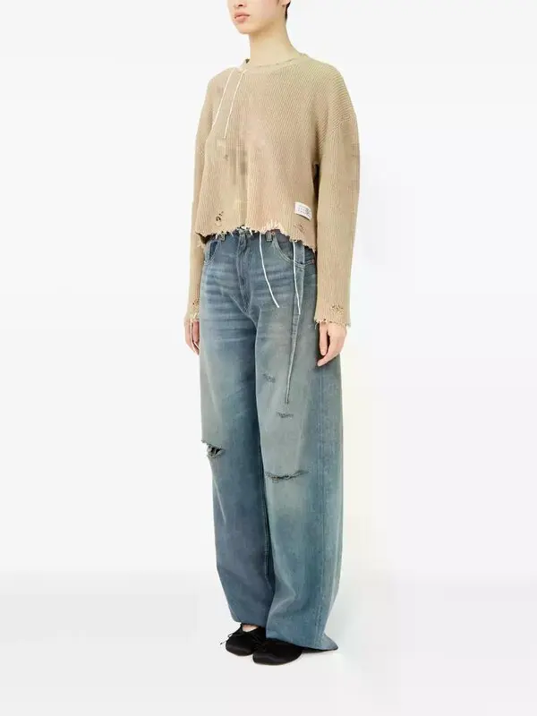 MAISON MARGIELA Distressed Knitted Jumper
