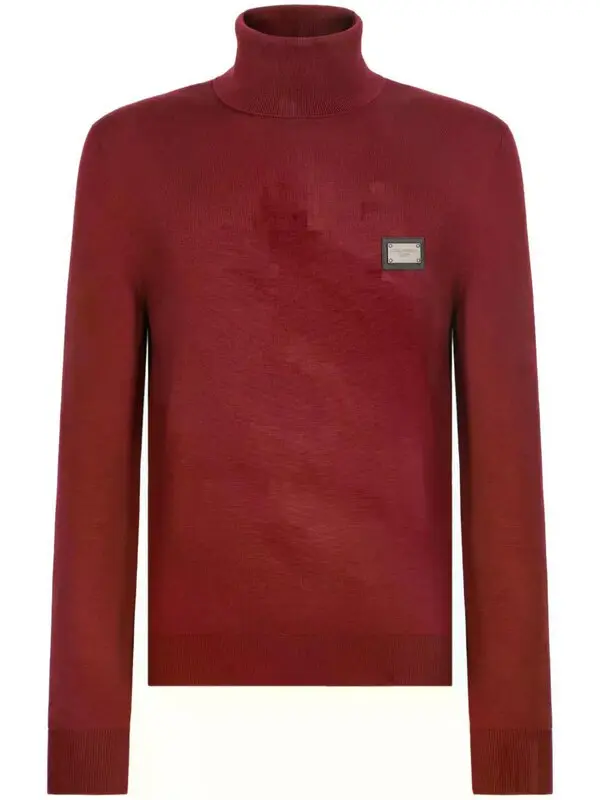 Dolce & Gabbana Dg Essentials Roll-neck Wool Jumper