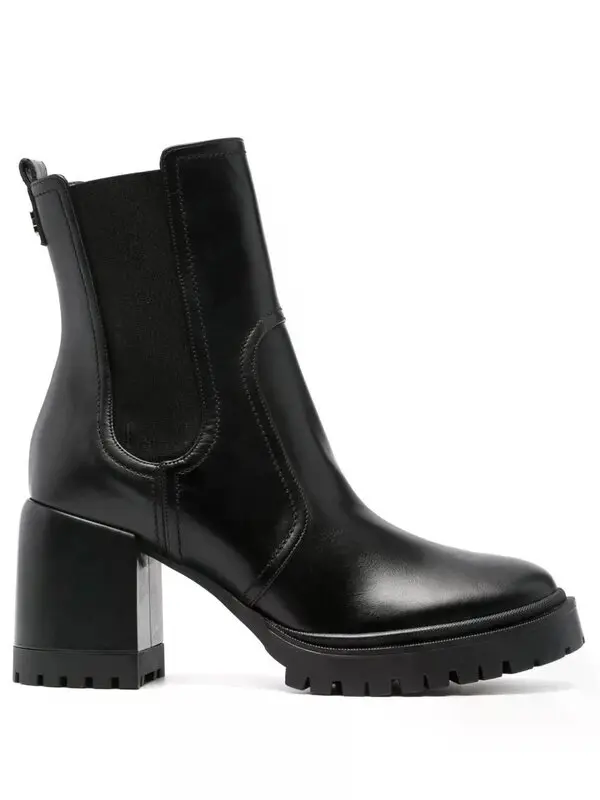 Casadei 70mm Block Heel Chelsea Boots