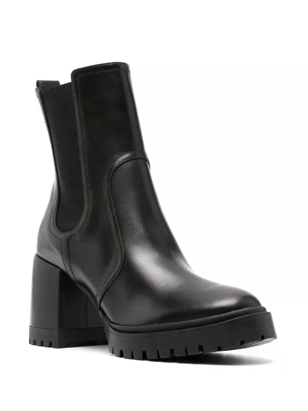 Casadei 70mm Block Heel Chelsea Boots