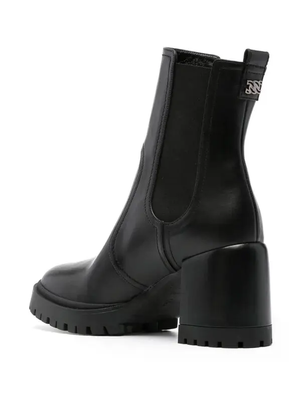 Casadei 70mm Block Heel Chelsea Boots