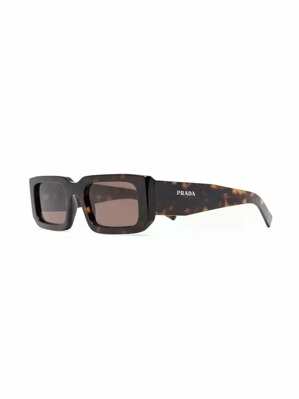 Prada Square-frame Tortoiseshell Sunglasses