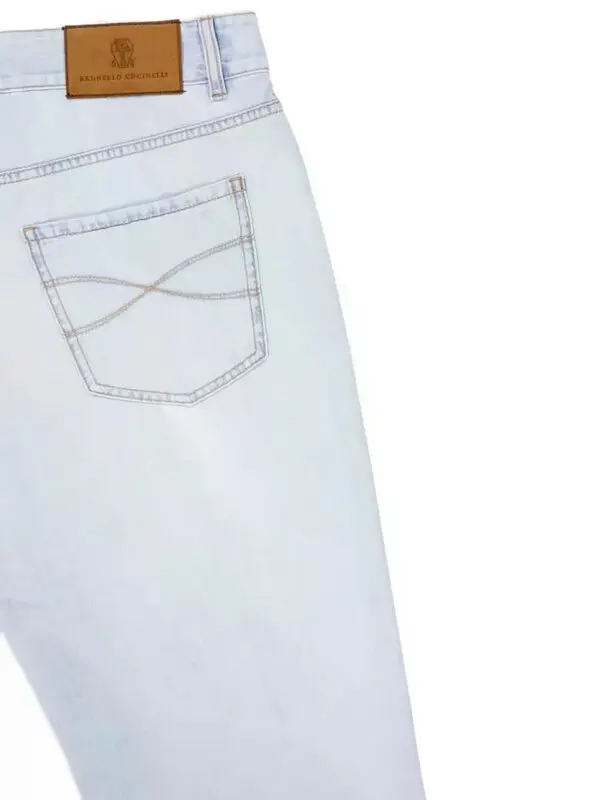 Brunello Cucinelli Logo-patch Jeans