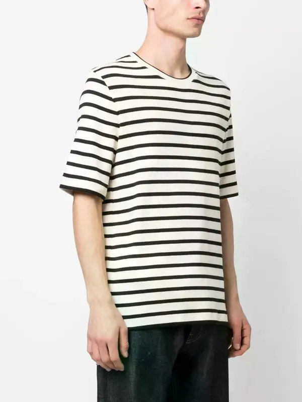 JIL SANDER Stripe-print Short-sleeved T-shirt