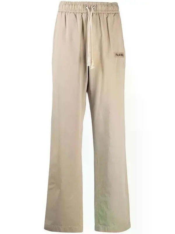 Palm Angels Side-stripe Straight-leg Trousers