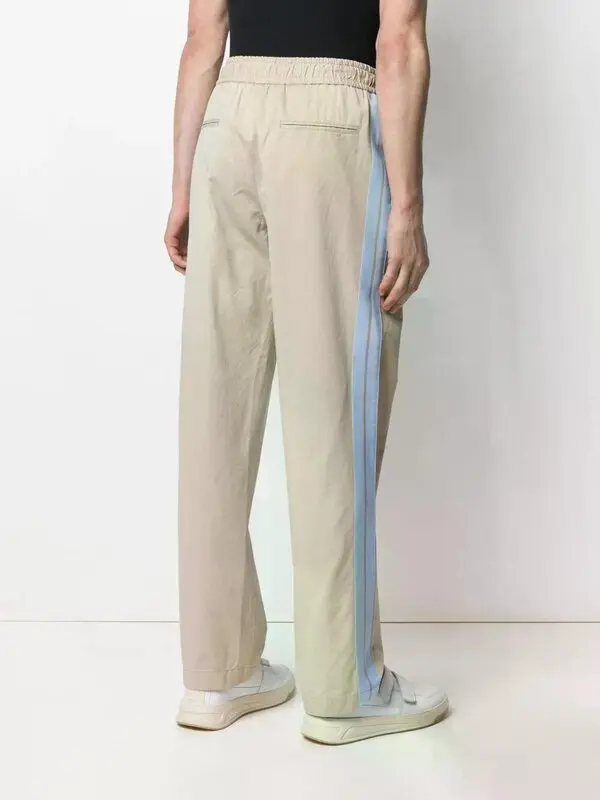 Palm Angels Side-stripe Straight-leg Trousers