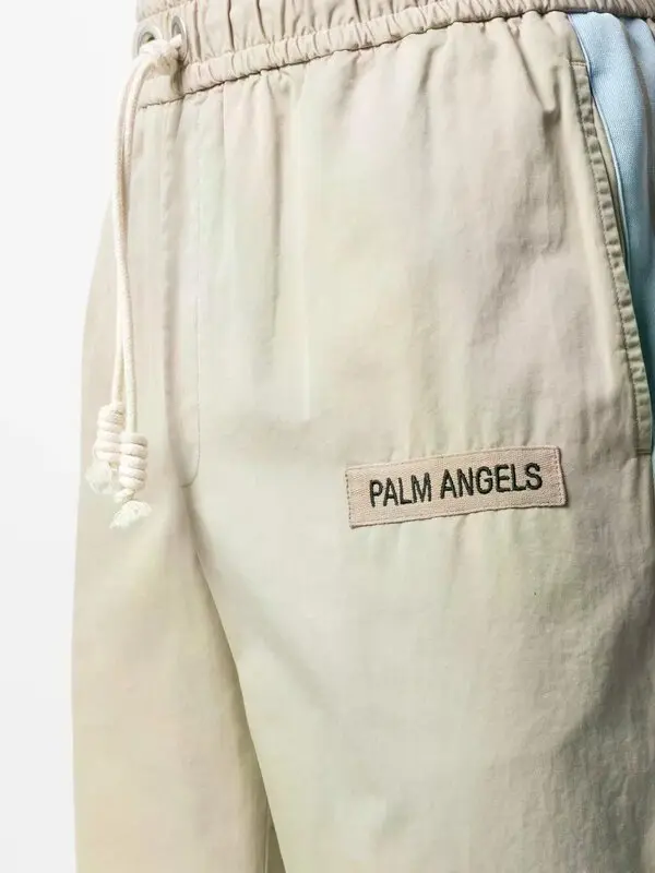 Palm Angels Side-stripe Straight-leg Trousers