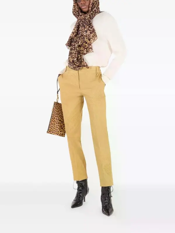 Roberto Cavalli Python-print Trousers