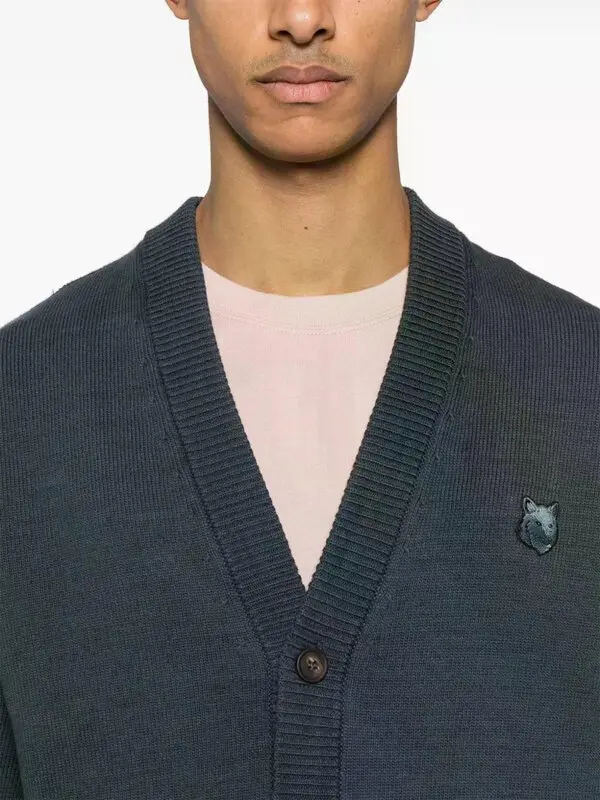 Maison Kitsuné Bold Fox Head-patch Cardigan