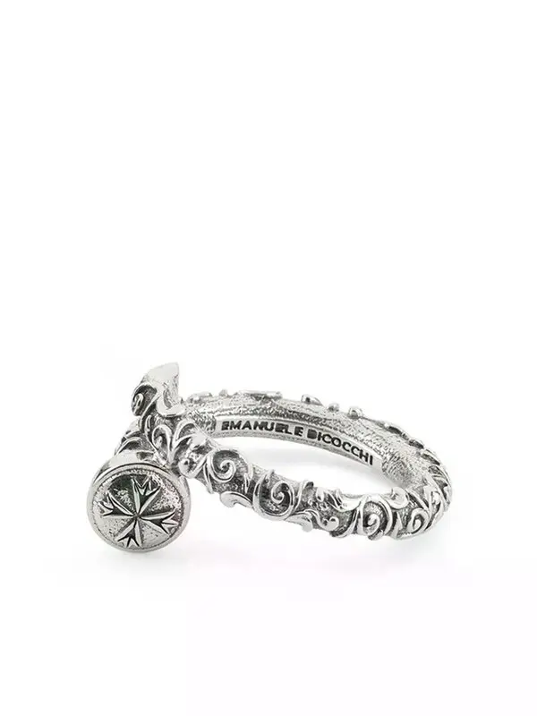 Emanuele Bicocchi Brushed-finish Ring - Silver