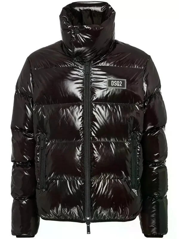 Dsquared2 Logo-patch Padded Jacket - Black