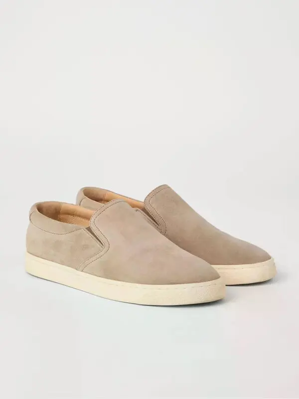 Brunello Cucinelli Suede Loafers - Neutrals
