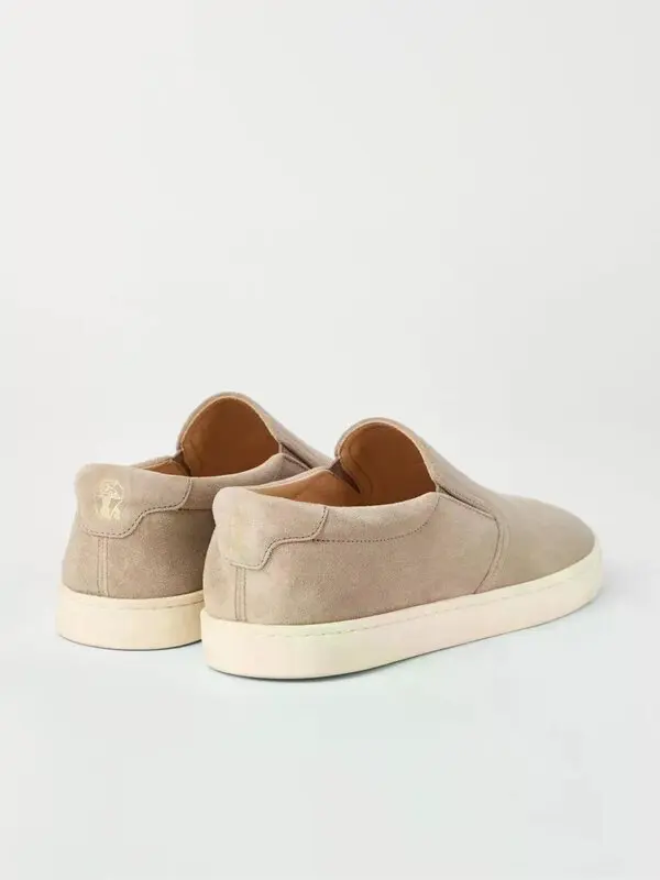 Brunello Cucinelli Suede Loafers - Neutrals