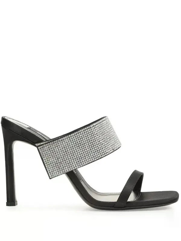 SERGIO ROSSI Paris 95mm Silk Mules