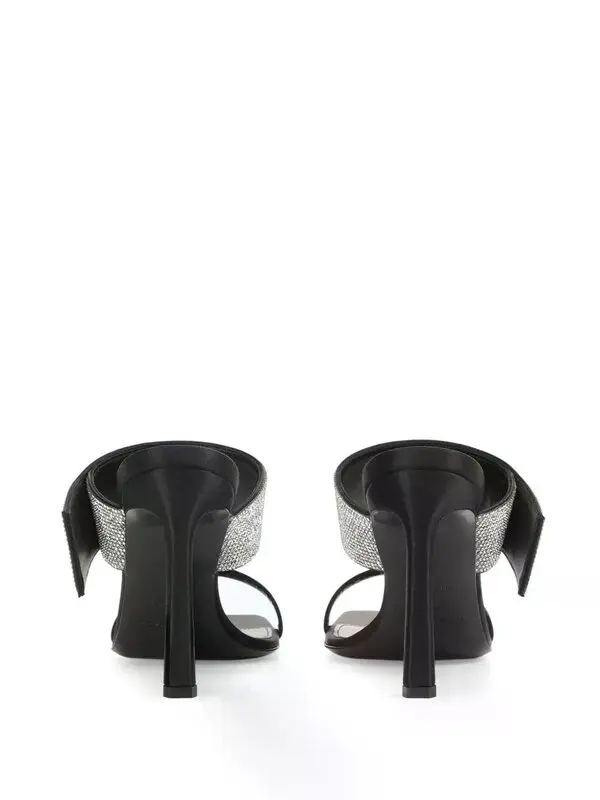 SERGIO ROSSI Paris 95mm Silk Mules