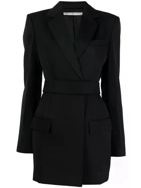 Alexander Wang Belted Wool Dress
