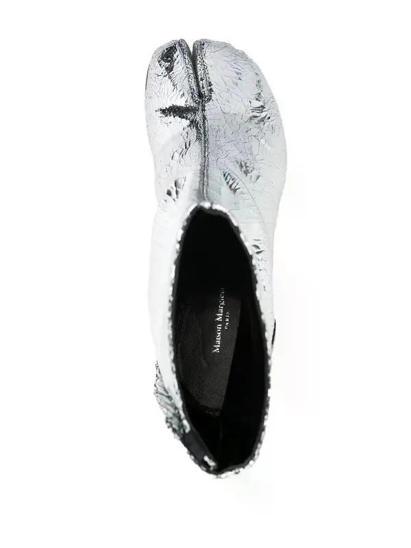 MAISON MARGIELA Tabi 60mm Mirror-effect Ankle Boots