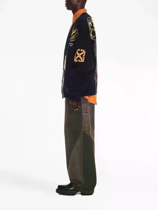 Off-White Moon Phase Cardigan