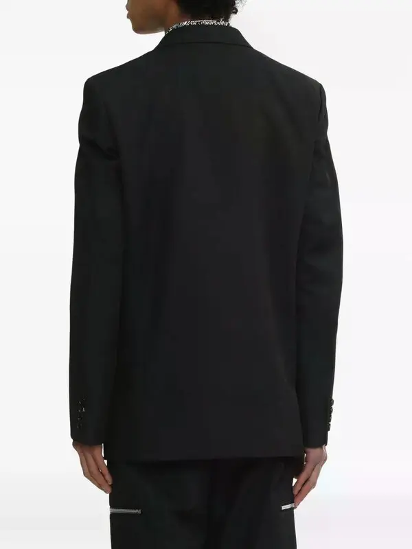 Comme Des Garçons Zip-detailing Blazer