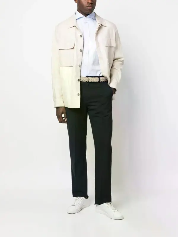 LUIGI BORRELLI Long-sleeve Cotton Shirt