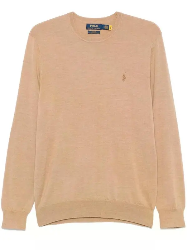 Polo Ralph Lauren Polo Pony Wool Sweater - Neutrals