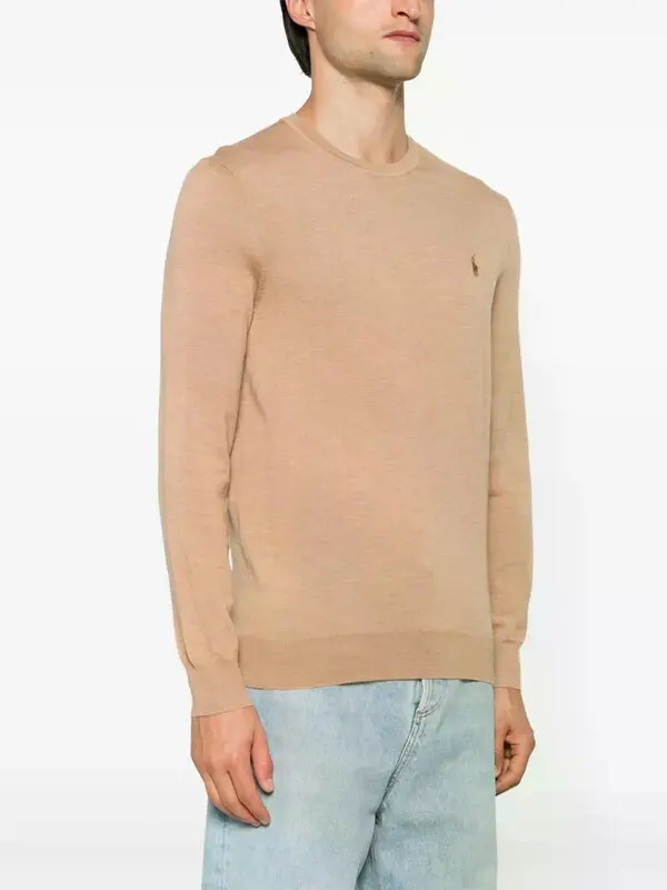 Polo Ralph Lauren Polo Pony Wool Sweater - Neutrals