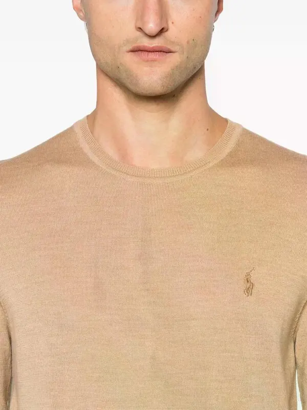 Polo Ralph Lauren Polo Pony Wool Sweater - Neutrals