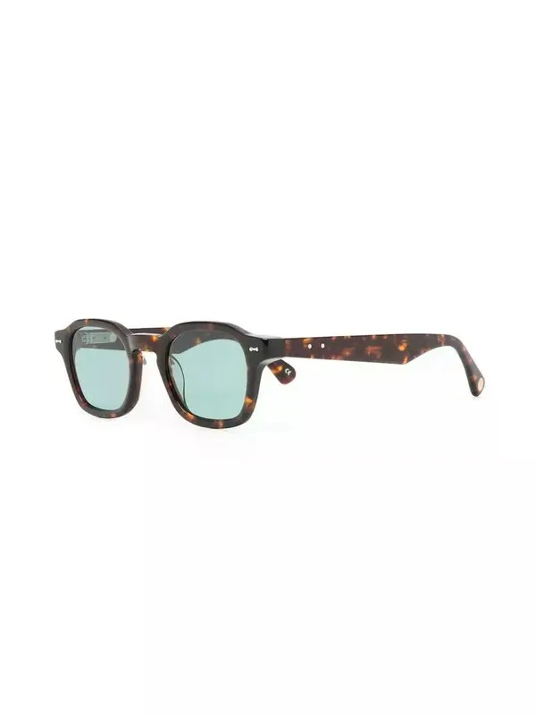 PETER AND MAY Hero Square-frame Sunglasses - Brown