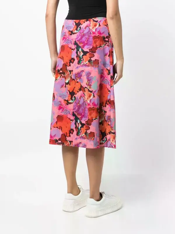 Paul Smith Graphic Print A-line Skirt