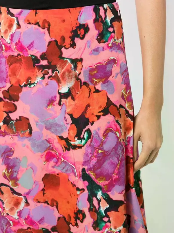 Paul Smith Graphic Print A-line Skirt