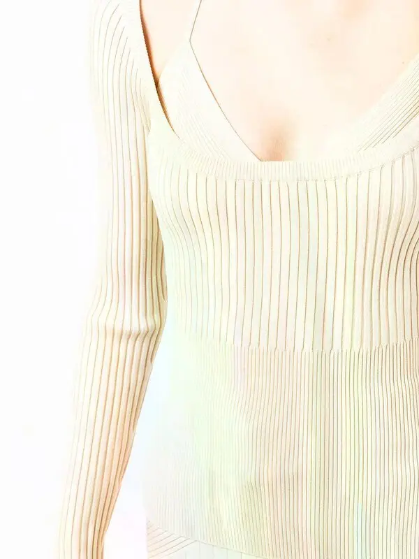 Simkhai Jayline Compact Scoop-neck Jumper